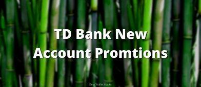 TD Bank Bonus Promotions: $2,000 Checking & Savings, $750 Brokerage