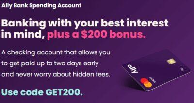 Ally Bank & Ally Invest Bonus Promotions: $100 Referral Bonus